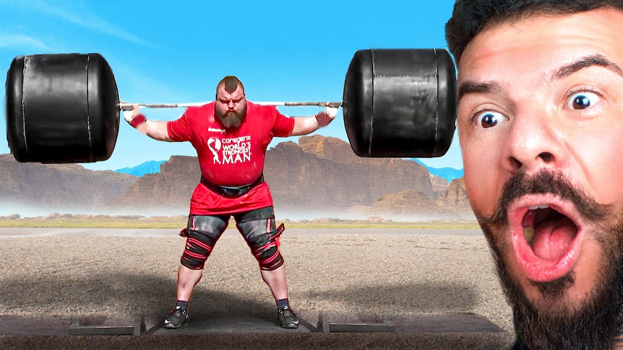 Reagindo ao Homem MAIS FORTE do MUNDO | Eddie Hall - YouTube