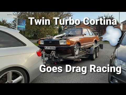 Testing the Twin Turbo Ford Cortina * Drag Racing *