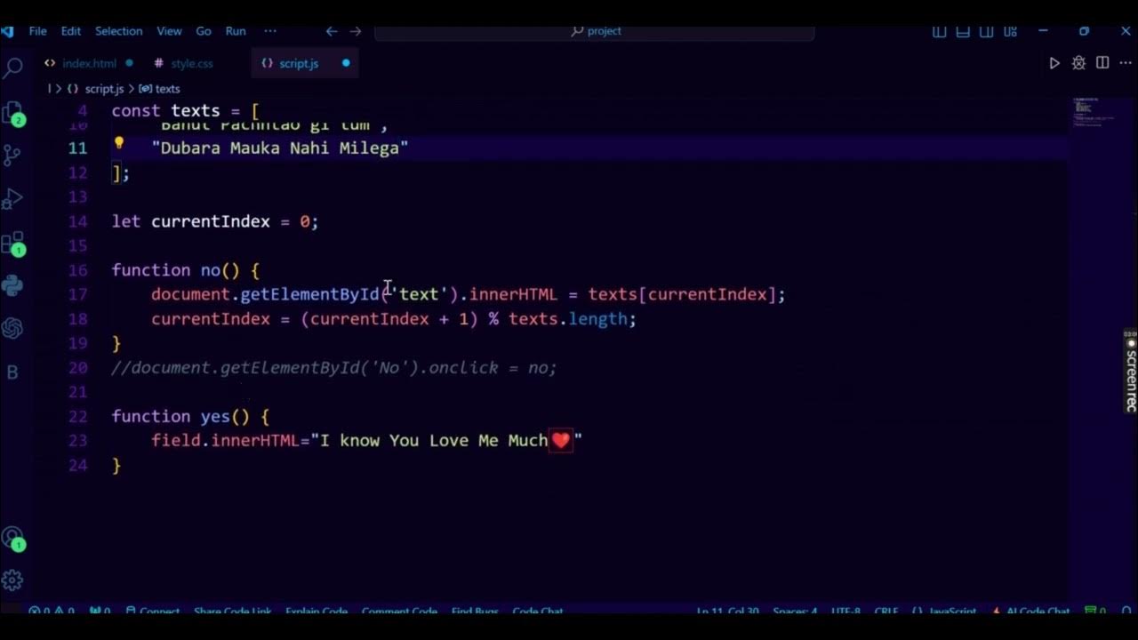 proposal Website using #html #css #javascript - YouTube