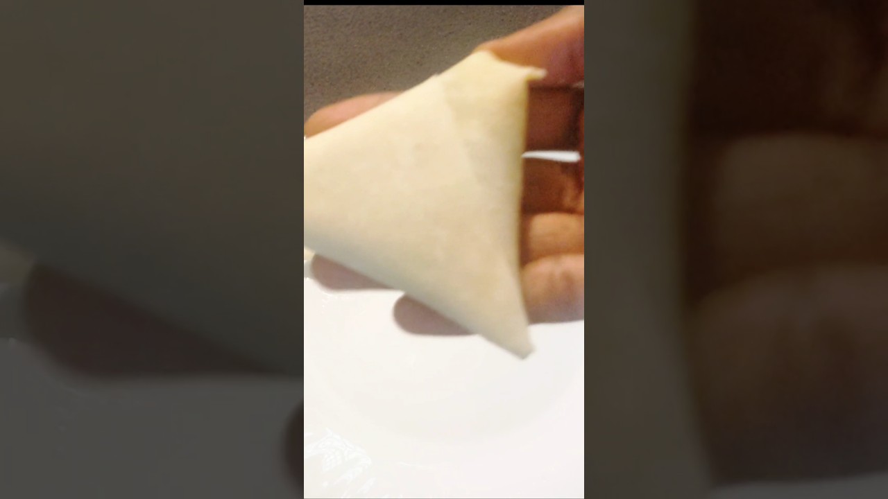How to fold samosa/ How to samosa sheet/samosa sheet folding/samosa ...