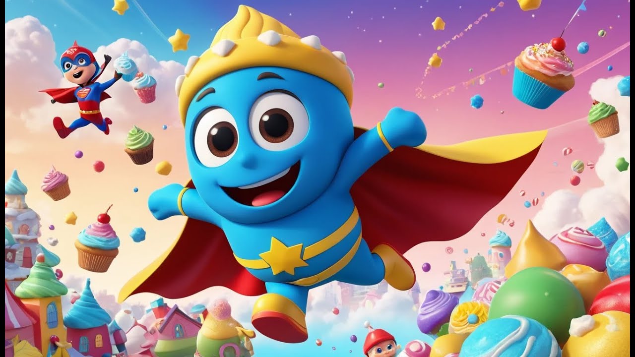 Super Muffin Man Baby — Muffin Hero Saves Teddy Daily | Fun Kids Song ...