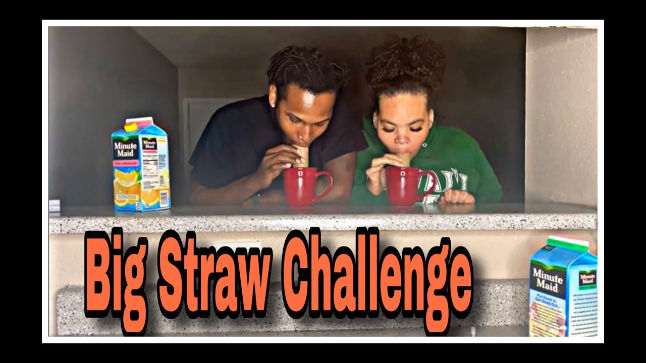 Big Straw Challenge | Exciting news at the end!!! - YouTube