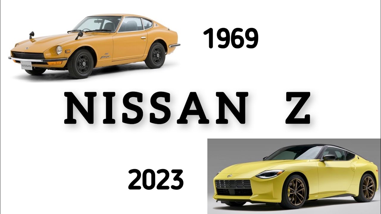 EVOLUTION OF THE NISSAN Z 1969-2023 INTERIOR & EXTERIOR - YouTube