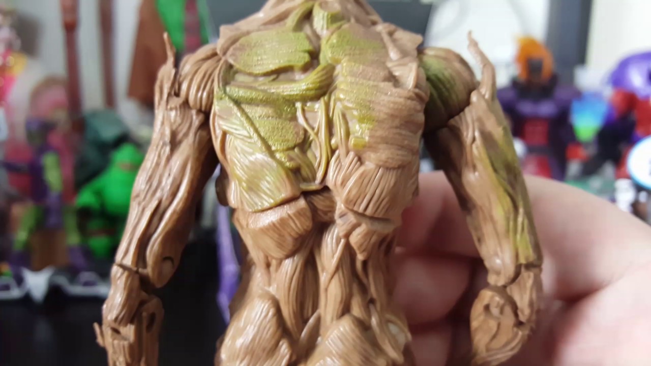Marvel Legends Evolution of Groot Toys R Us Exclusive Unboxing and ...