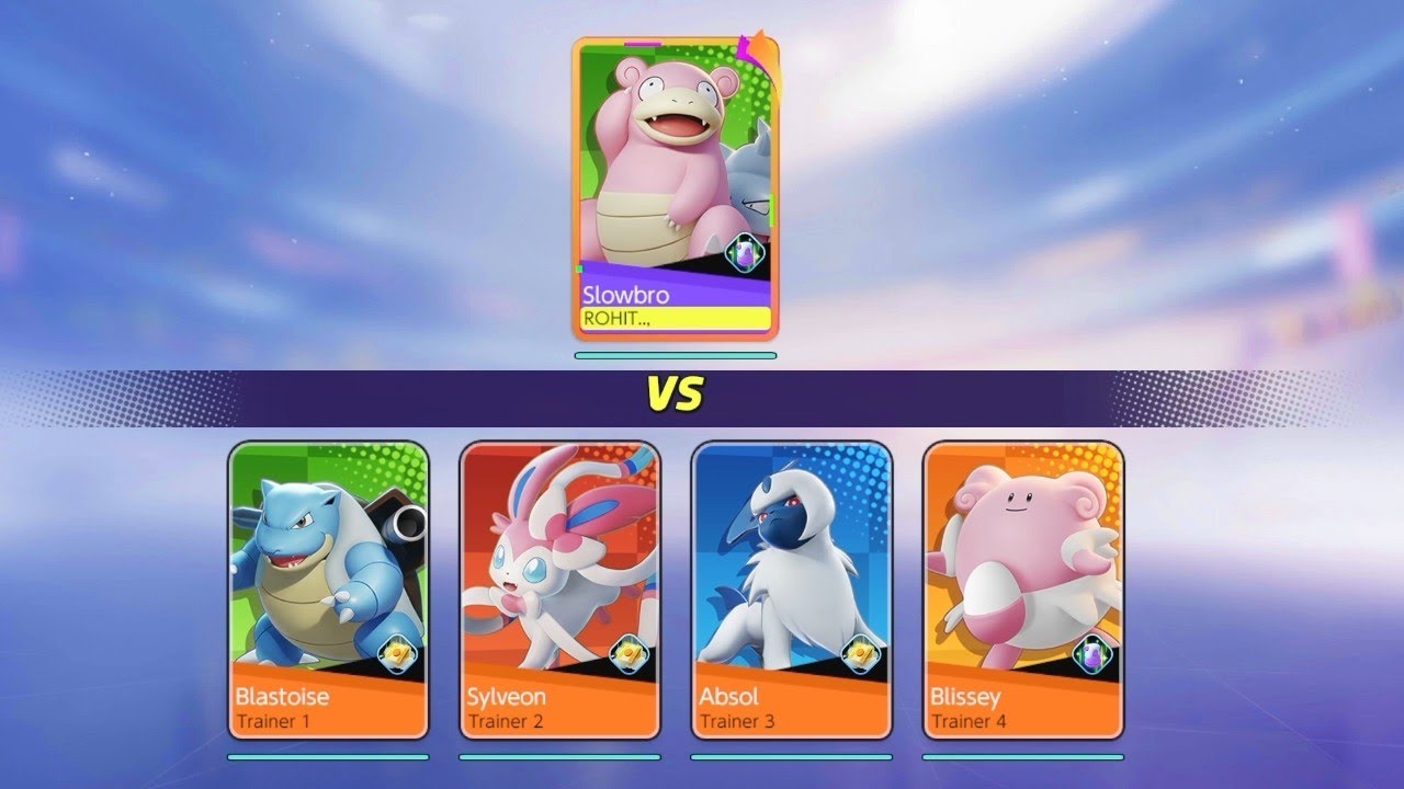 Slowbro 1vs4 challange || Pokemon unite slowbro challenge || Pokemon ...