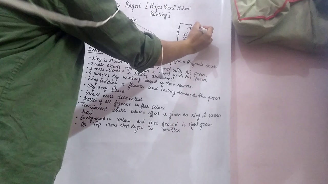 12 FINE ARTS//MARU RAGANI//RAJASTHANI SCHOOL PAINTINGS - YouTube