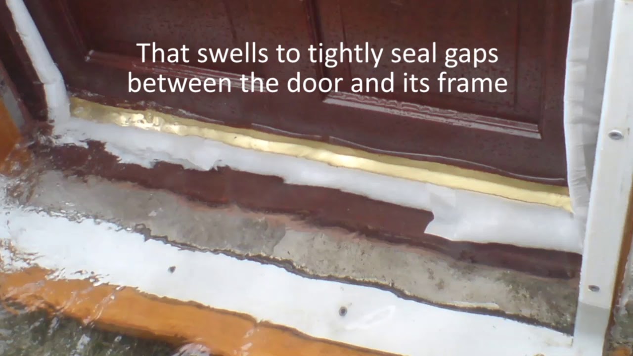 See how Flood Traps can help you keep flood water outdoors - YouTube