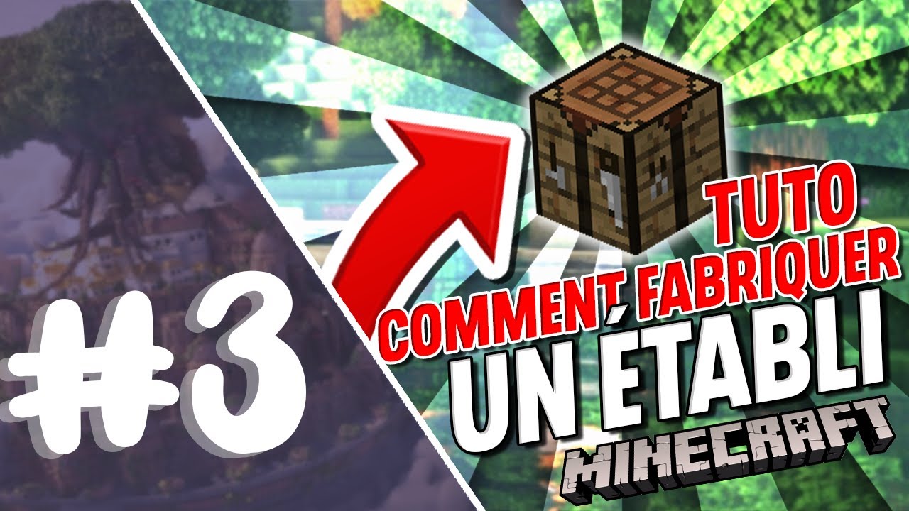 TUTO COMMENT FABRIQUER UN ÉTABLI SUR MINECRAFT !? - YouTube
