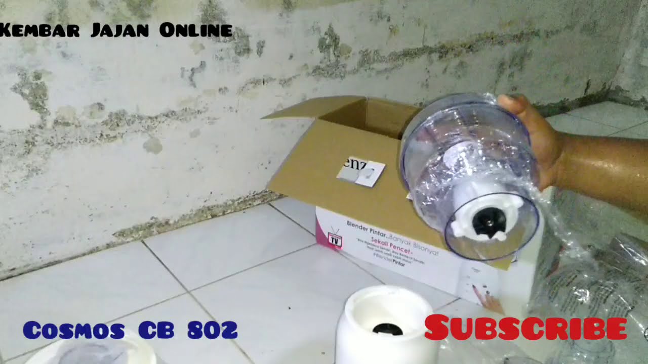 Unboxing Blender Cosmos cb 802 - YouTube