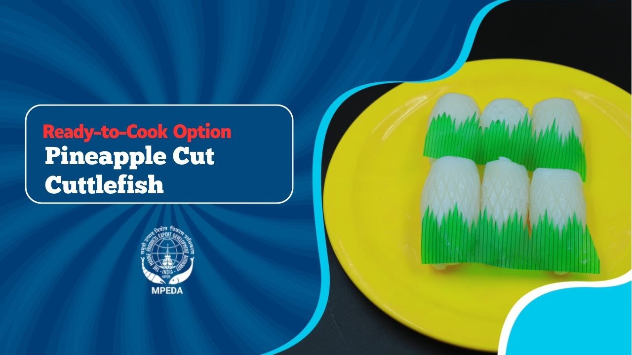 Pineapple Cut Cuttlefish | READY-TO-COOK VALUE-ADDED PRODUCT | VIDEO ...