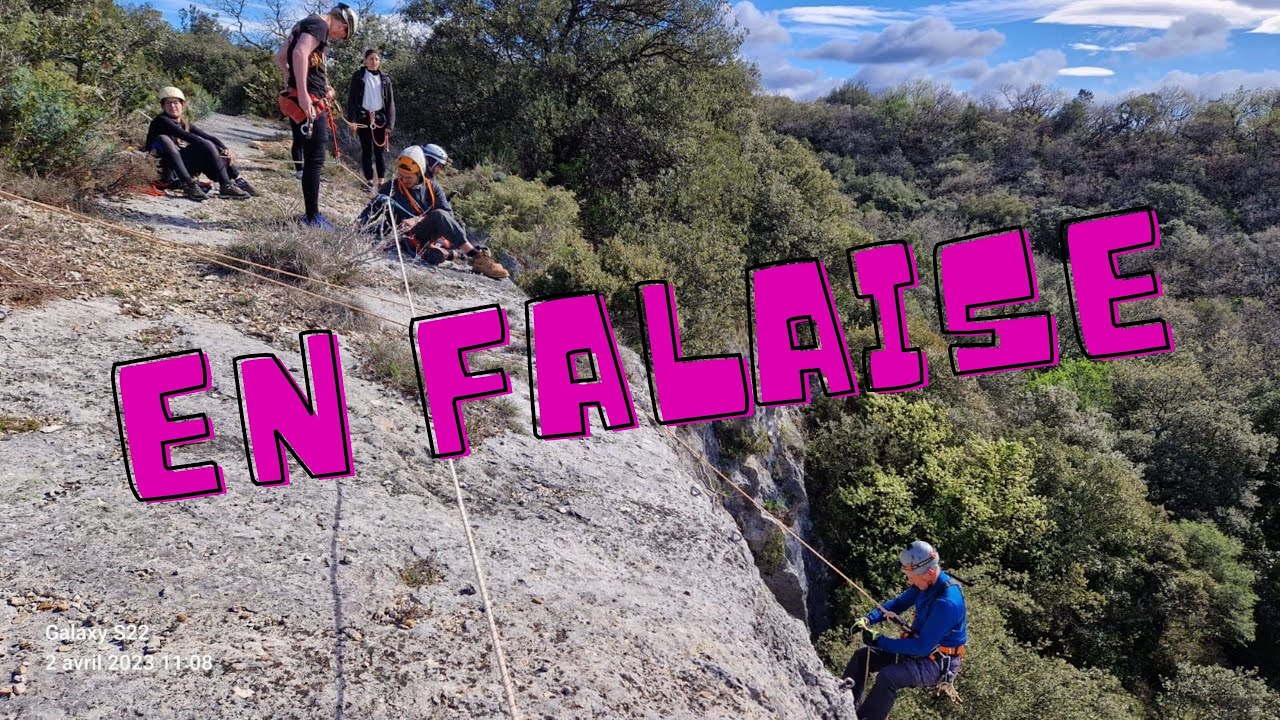 Descendre en rappel une falaise ? - YouTube