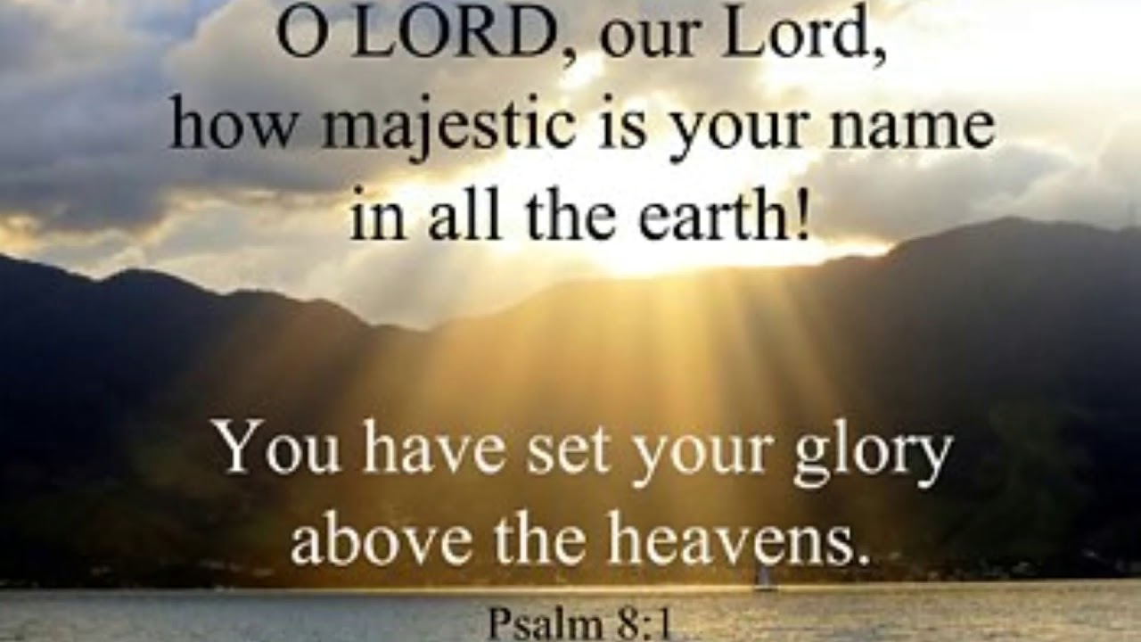 Psalm 8 - The Lord’s Glory and Man’s Dignity - YouTube