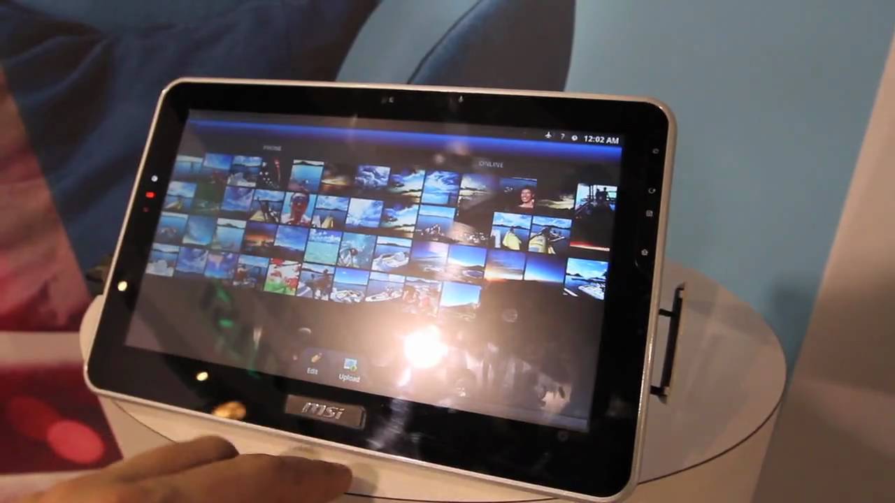 CES2010: MSI Android tablet - YouTube