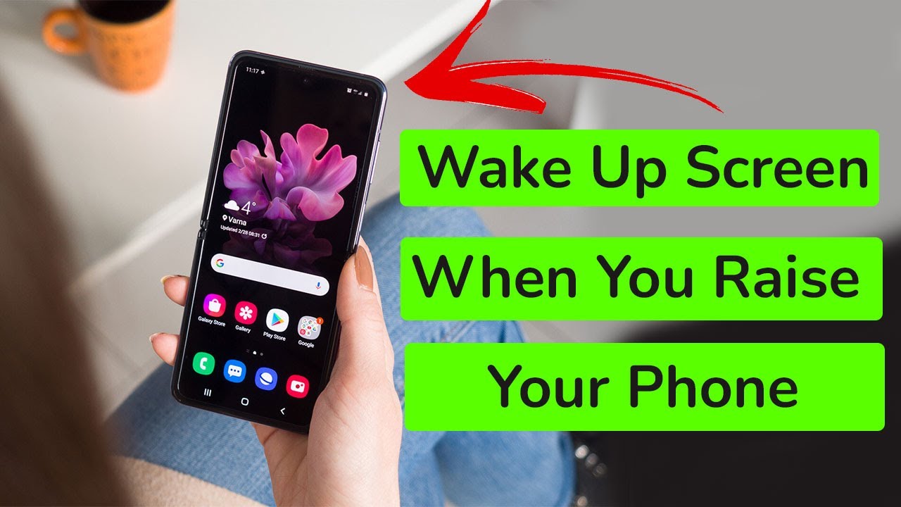 How to Enable Raise to Wake Up Screen on Android Phone? - YouTube