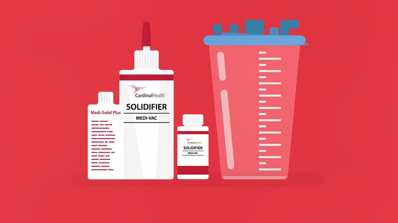 Cardinal Health Medi-Vac™ and Medi-Solid Plus™ Solidifiers - YouTube