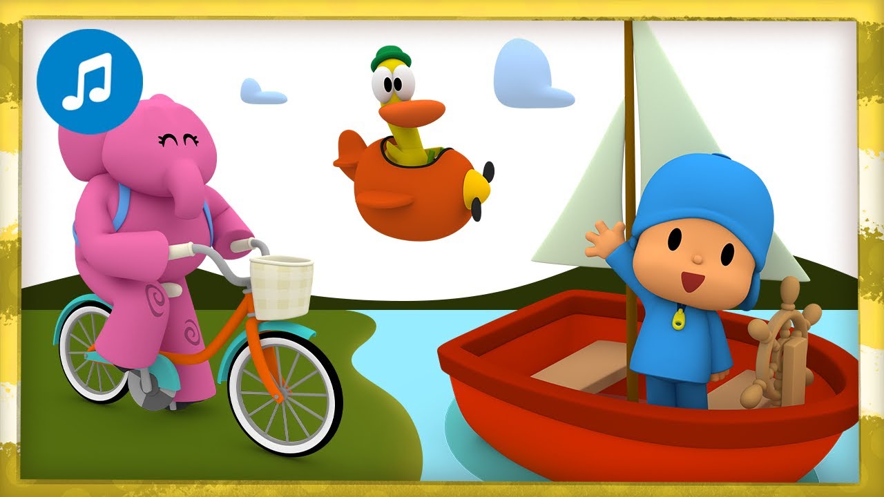 🚗 THE BIG RACE! (Transport + Vehicles) | CORRE POCOYO! + Nursery Rhymes ...