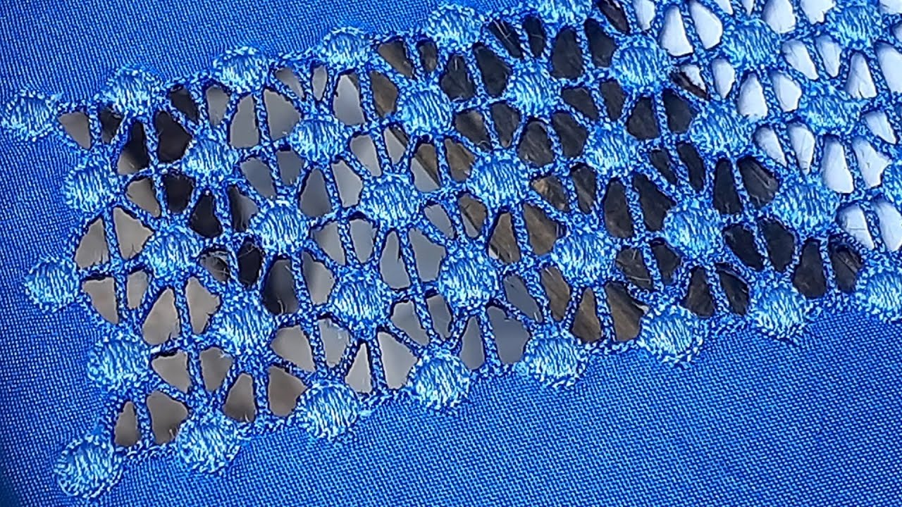 "various types of openwork style embroidery designs" Part 7 - YouTube
