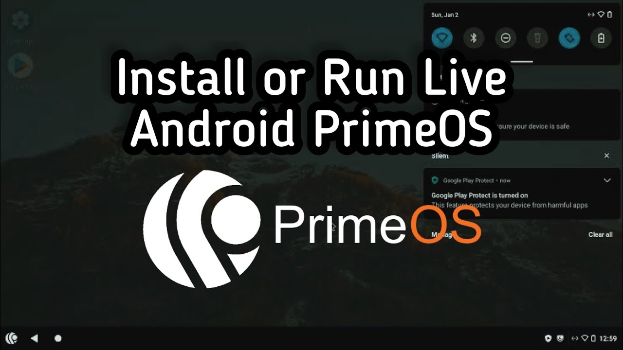 Run Live Android Prime OS in Your PC Step By Step - YouTube