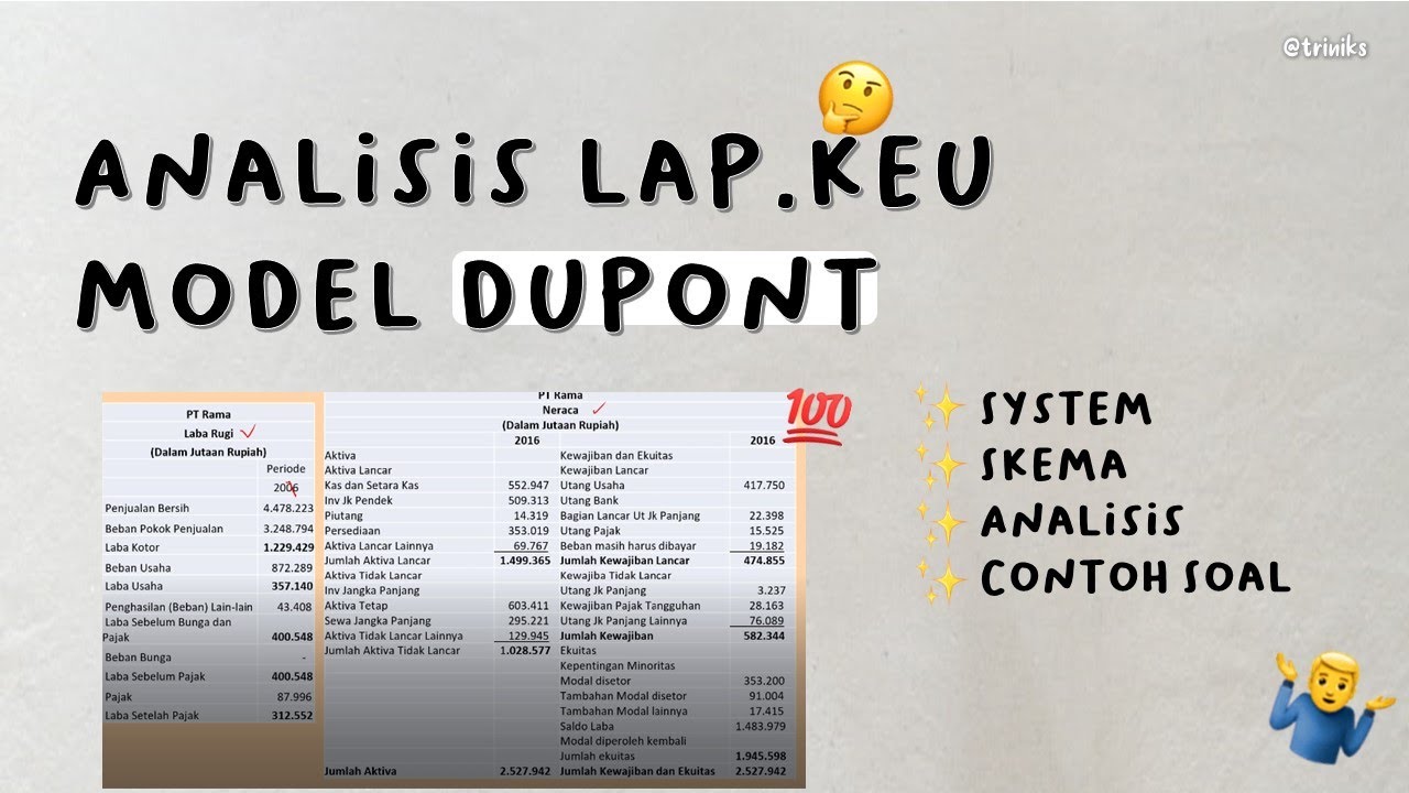 ANALISIS MODEL DUPONT - YouTube
