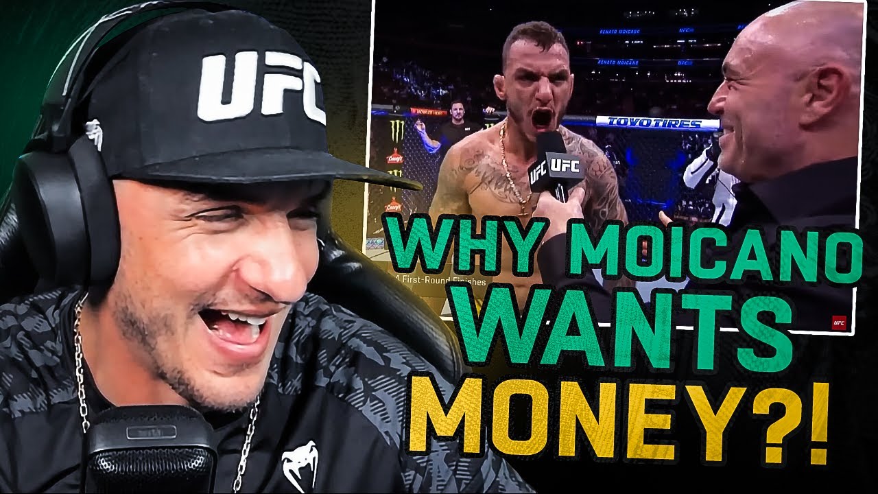 MONEY MOICANO REACTS TO HIS POST-FIGHT OCTAGON INTERVIEWS - YouTube