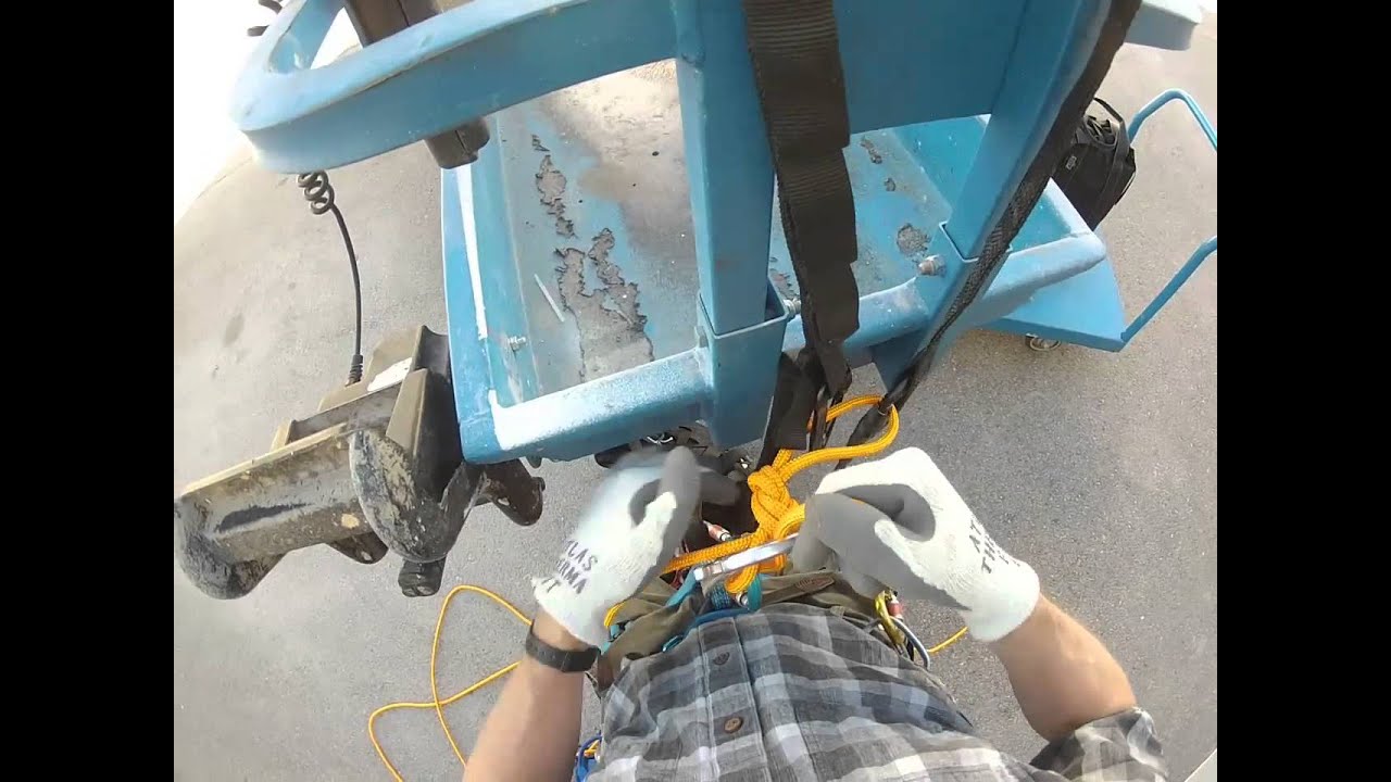 CRITR rappel device (pat pend) test with 350 lbs on single line 8mm ...