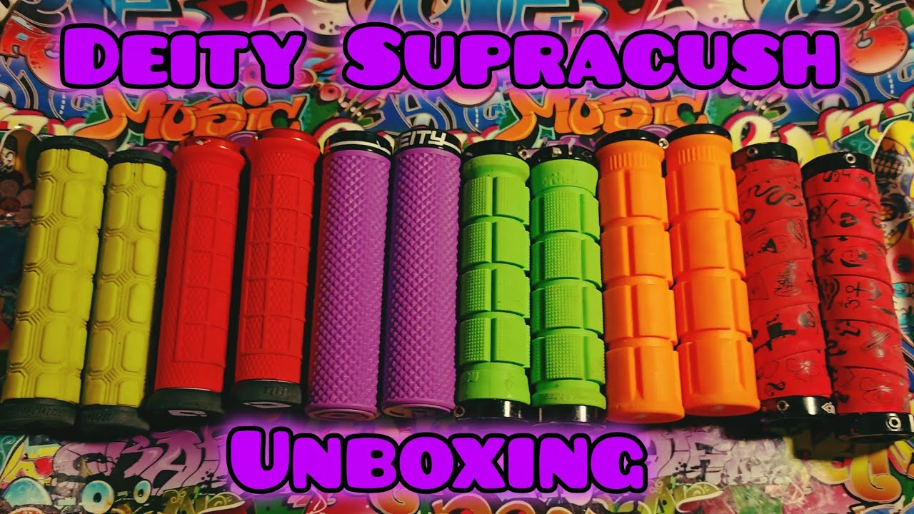 Deity Supracush bike Grips unboxing - YouTube