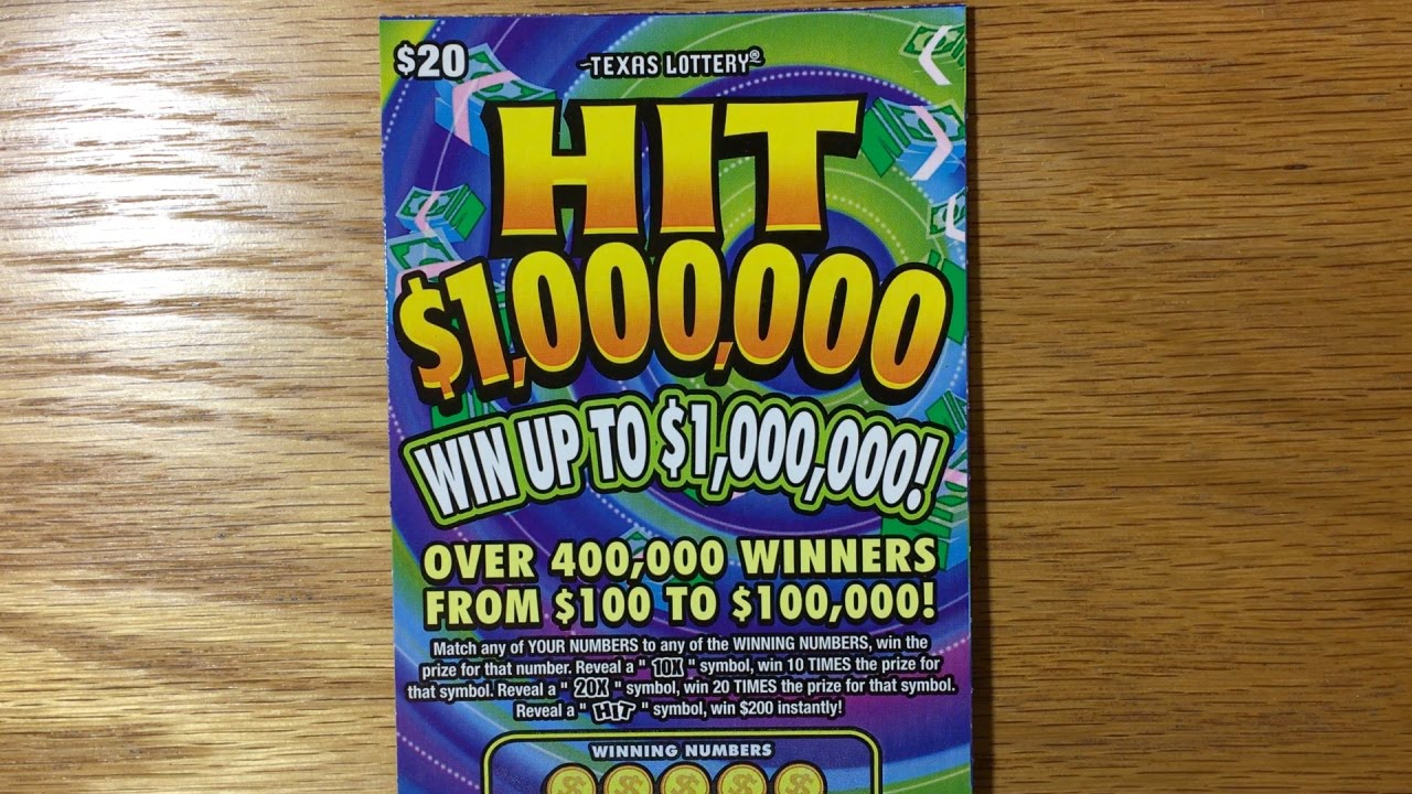 1X $20 Hit $1,000,000 - TX Lottery Scratch Off - YouTube
