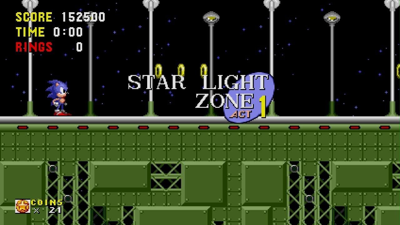 Sonic The Hedgehog Star Light Zone 1 - YouTube