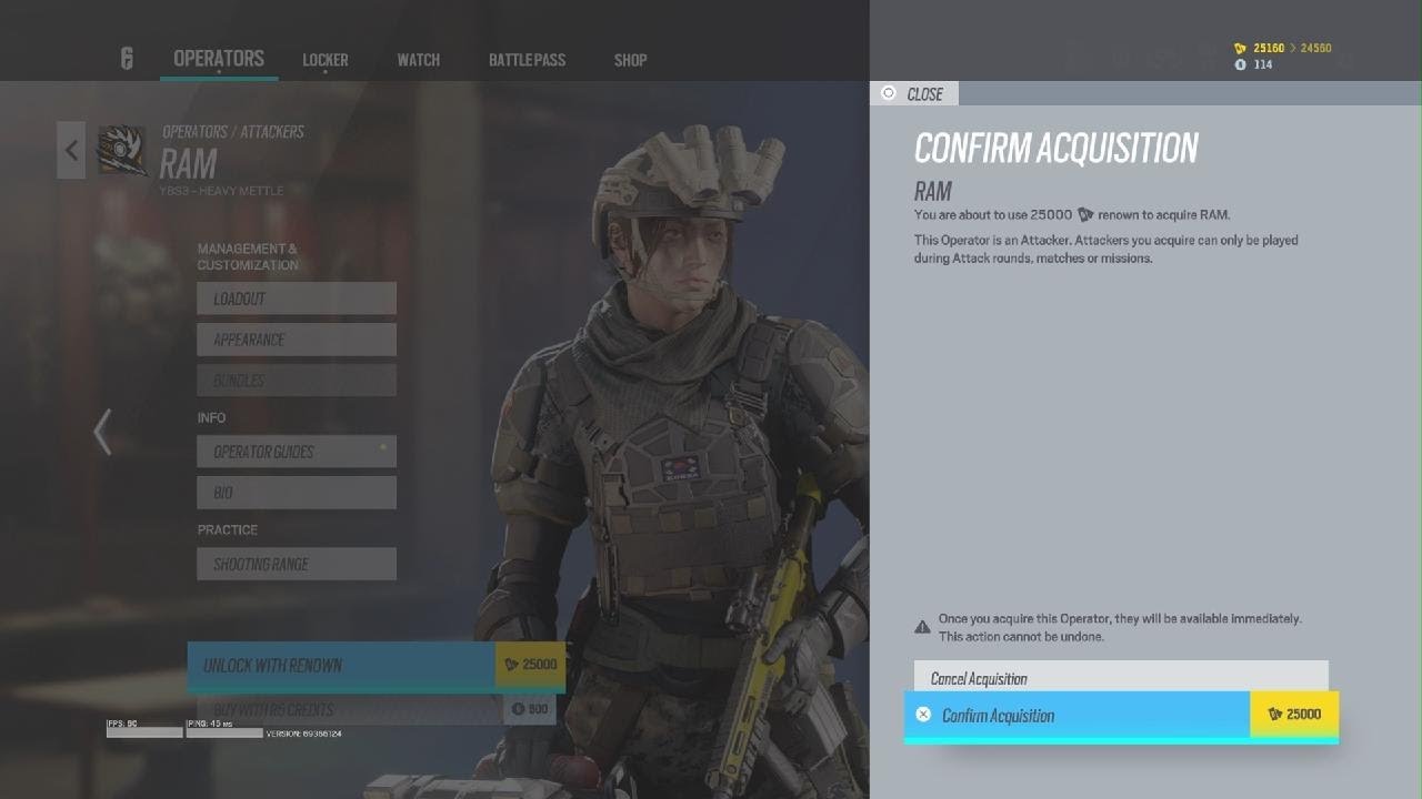 Unlocking ram r6 seige - YouTube