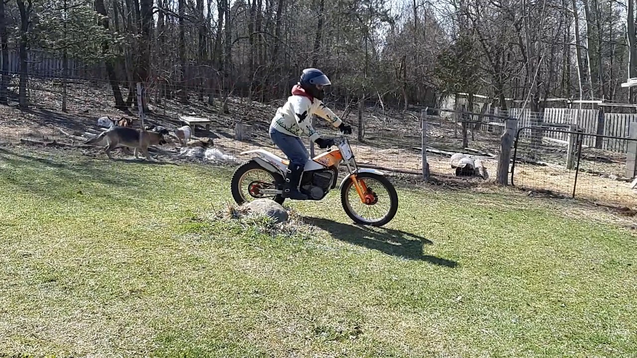 1989 Fantic 305 Trials Motorcycle - YouTube