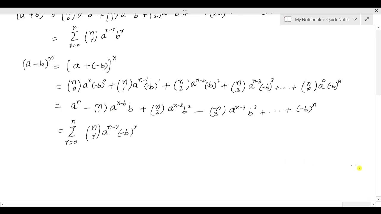 The Binomial Theorem Explained: Expansion, Formula, and Examples - YouTube