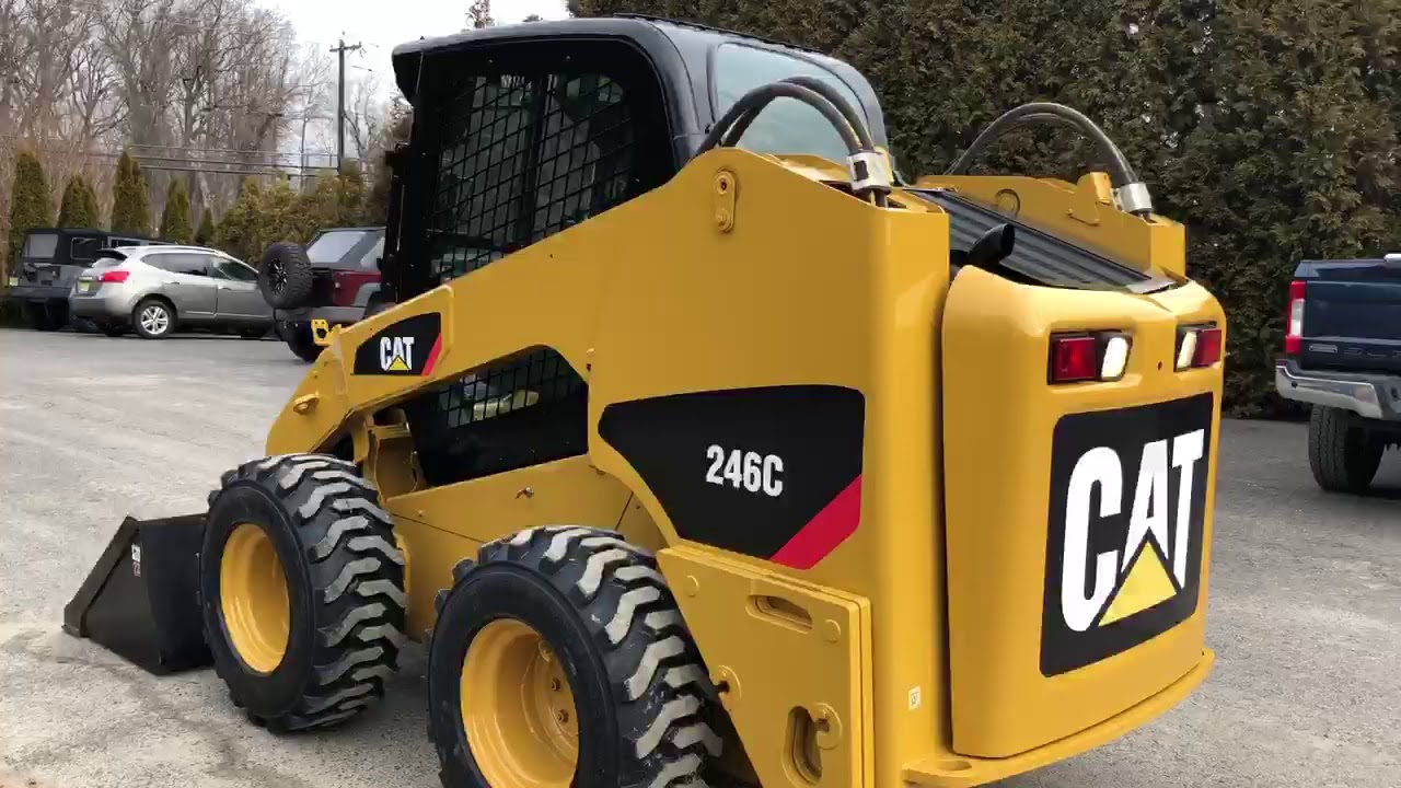 CAT 246C 7974 Walk - YouTube