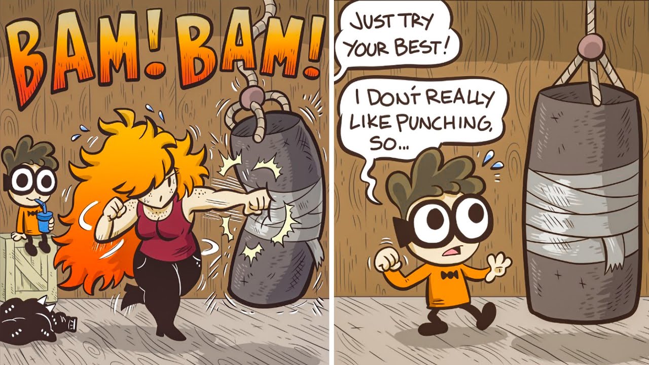 Tiger Coaches Nerd (Nerd and Jock Comic Dub) - YouTube