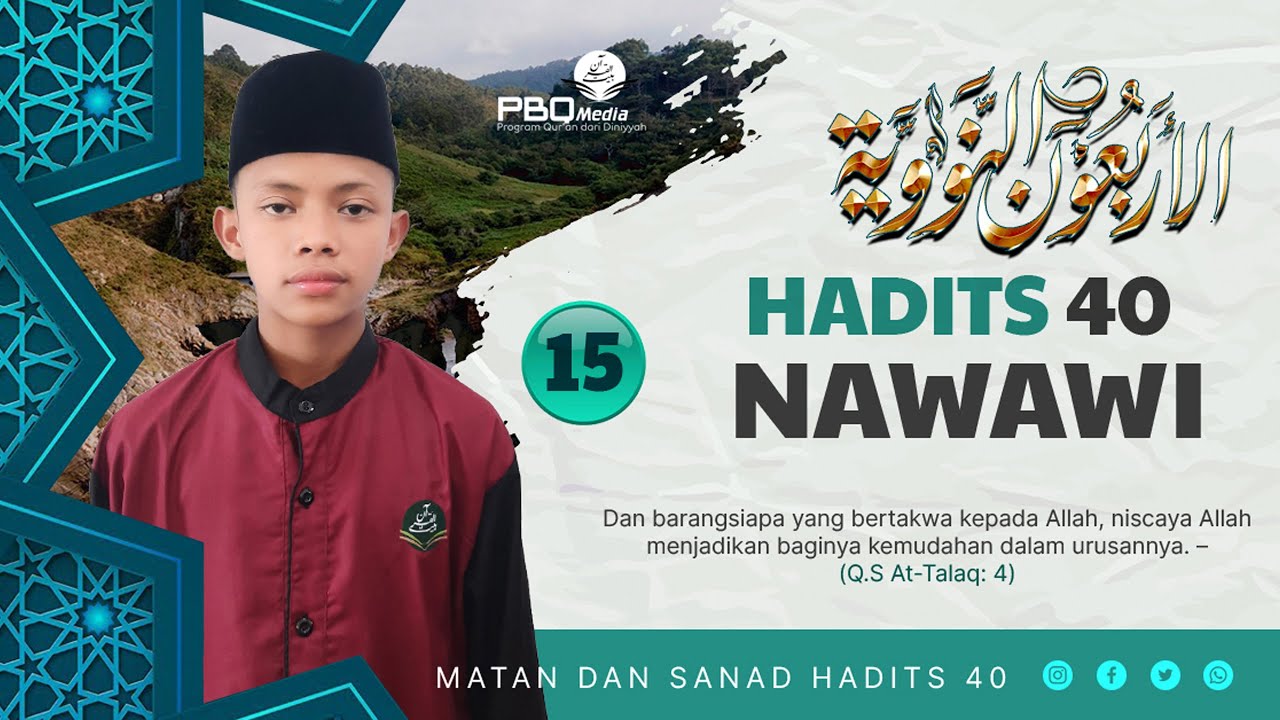 MATAN & SANAD HADITS 40 KE 15 | HAFZAN ALBISAR - YouTube