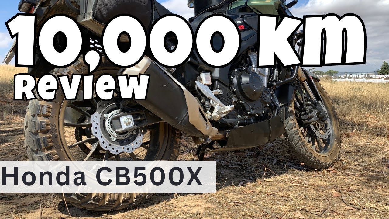 HONDA CB500X 10,000 km REVIEW and OFF-ROAD UPGRADES - YouTube