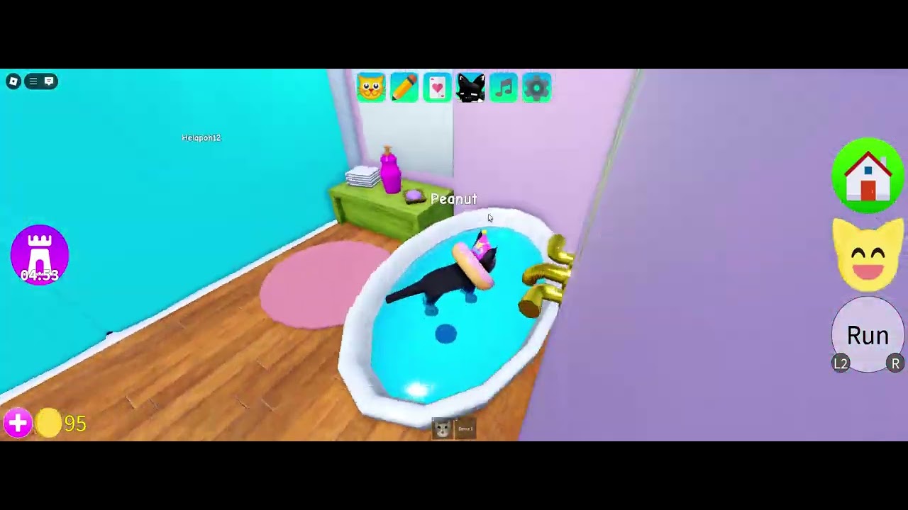 Exploring the map in roblox kitten game! - YouTube