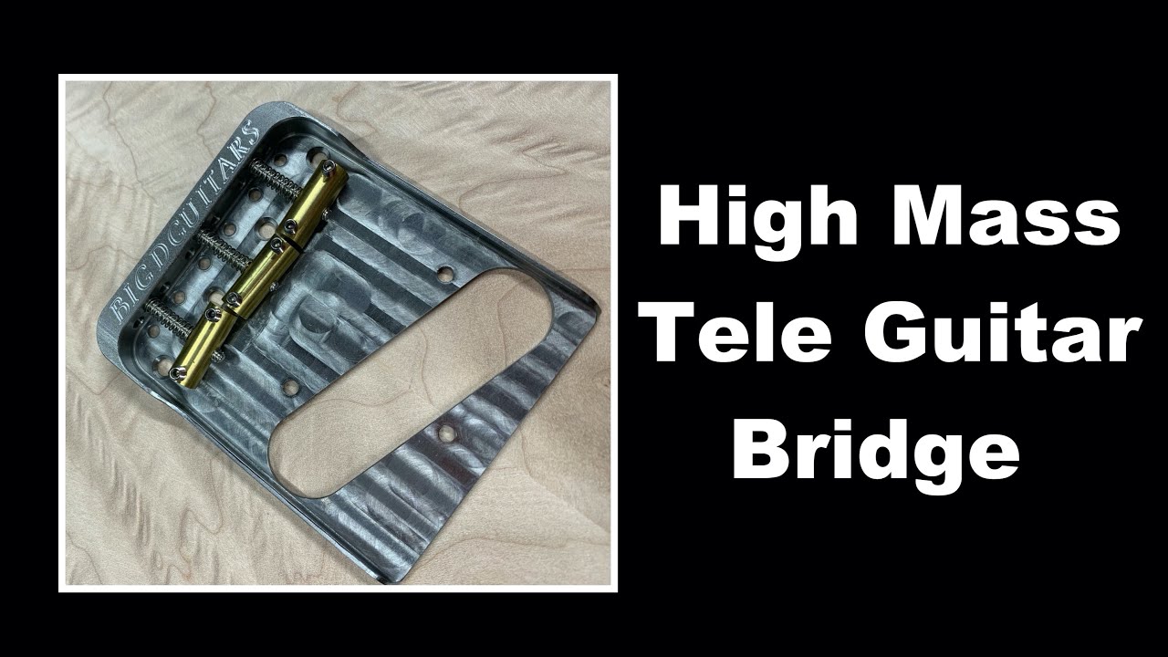 High Mass Tele Guitar Bridge - Custom CNC Bridge From Ferro Guitars ...