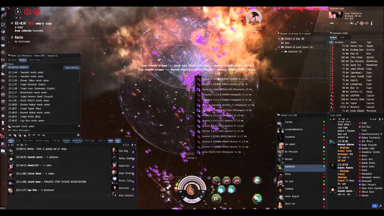EVE Online Rapier - PVP 100 man Provi Fleet - YouTube