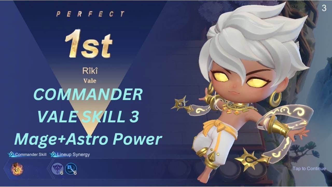 MLBB | Magic Chess | 1st place with Commander Vale Skill 3 - YouTube