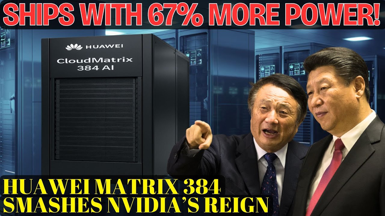 China’s AI Counterattack Begins: Cloud Matrix 384 vs. NVIDIA’s Monopoly ...