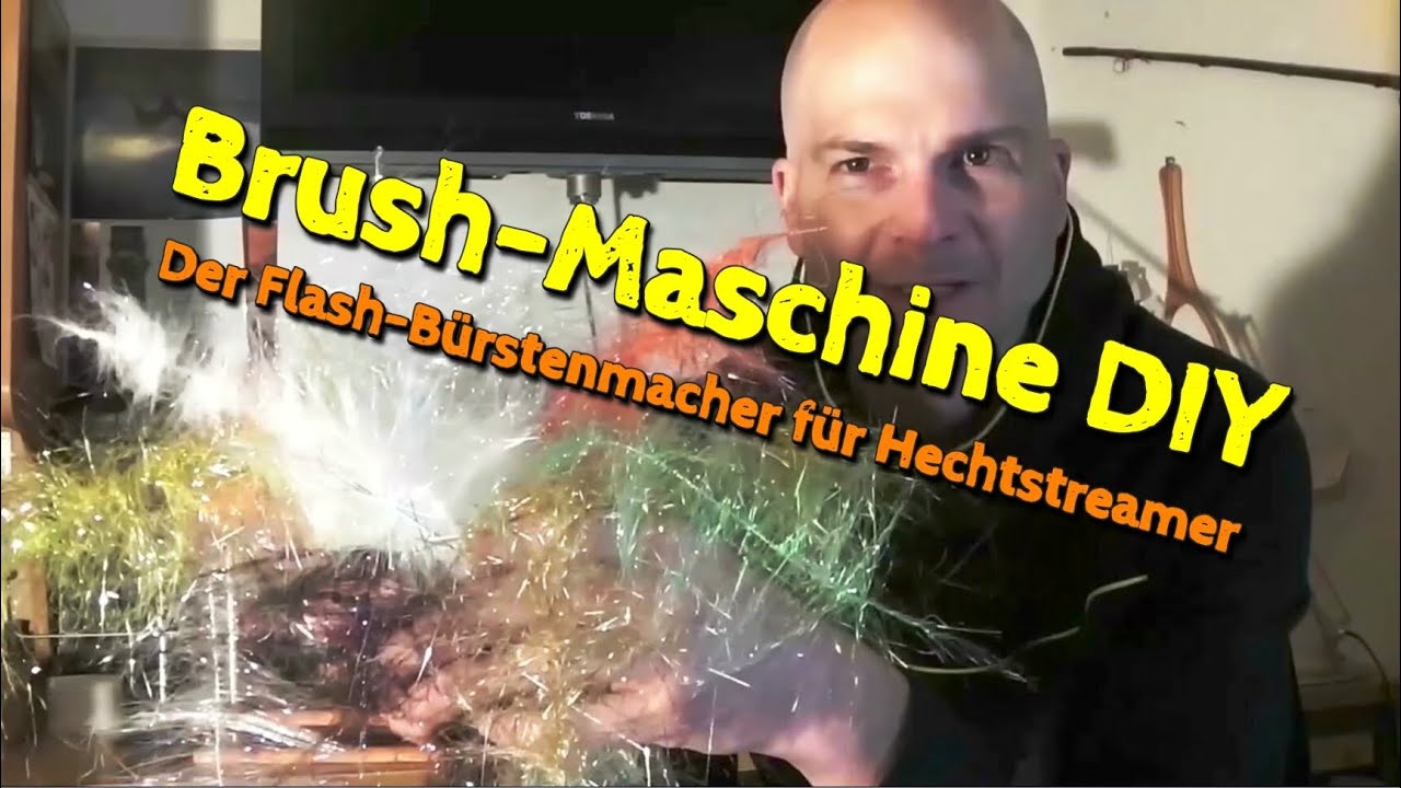 DIY Dubbing Brush Machine - YouTube