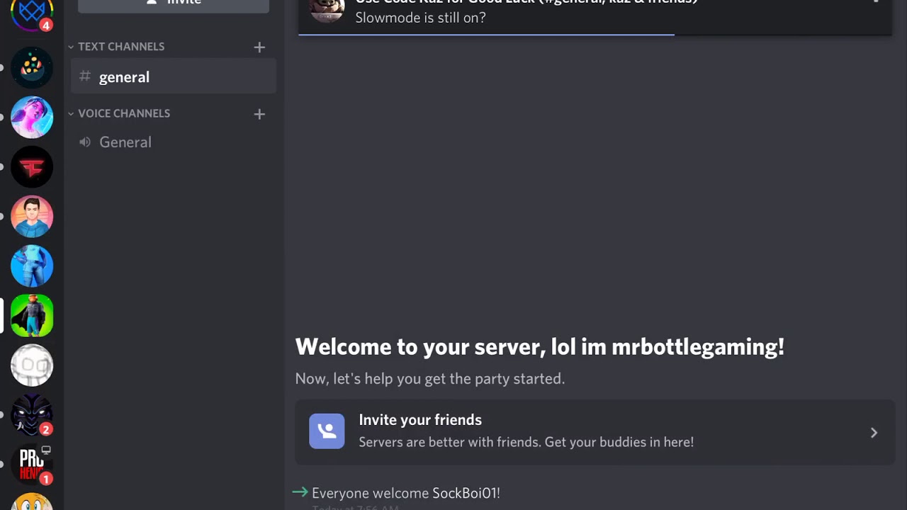 Join my discord it’s called my fans discord server - YouTube