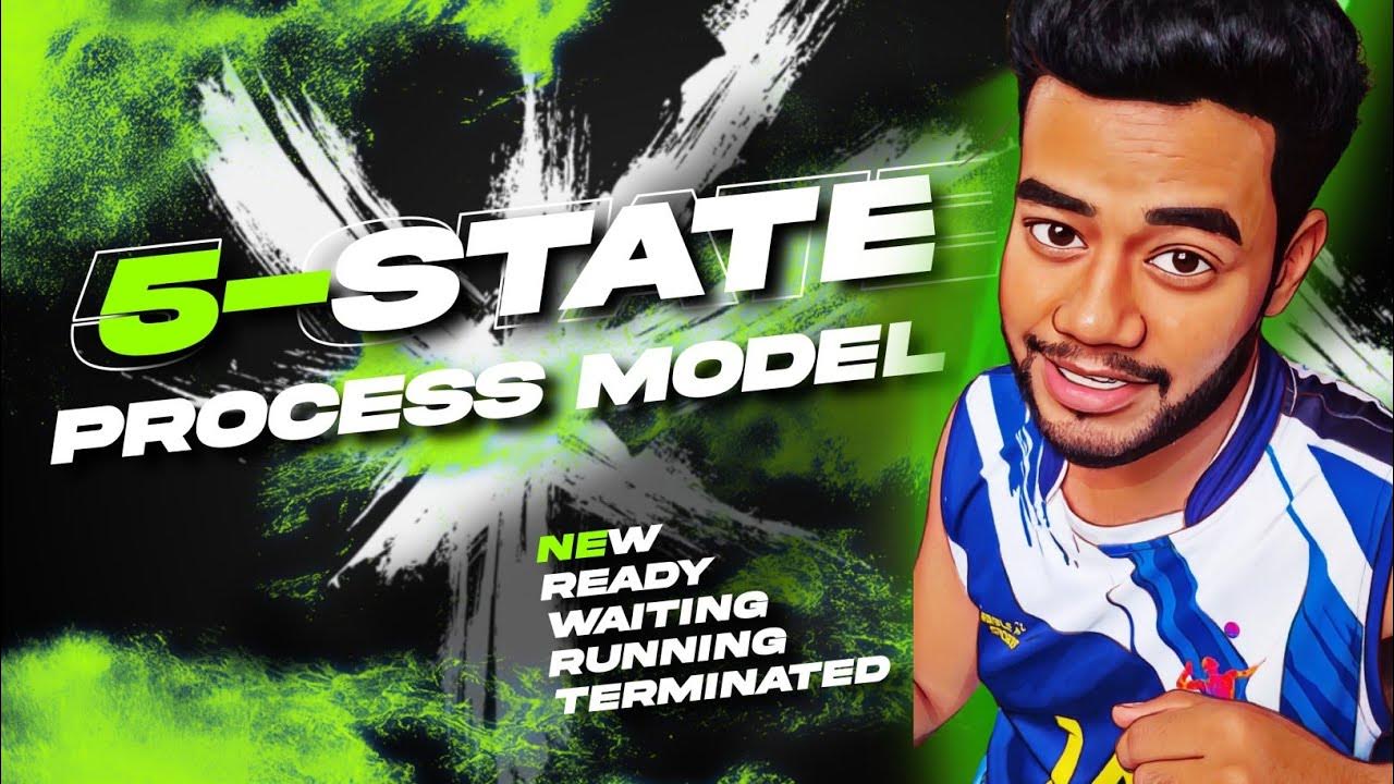 OS | 5-State Process Model : Easy Tricks of Ready, Running, Waiting ...