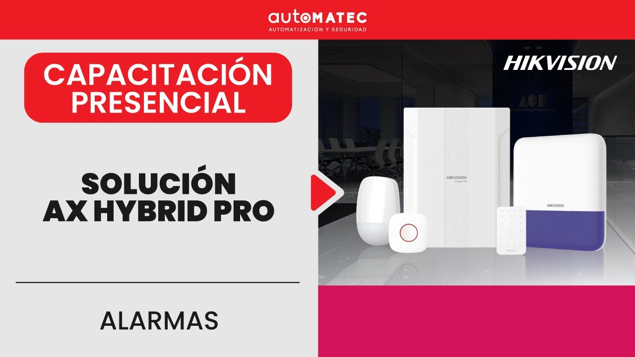Capacitación de Alarmas AX Hybrid Pro Hikvision - YouTube