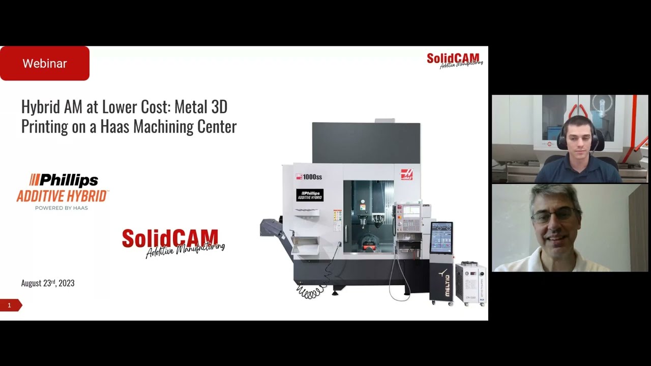 Hybrid AM at Lower Cost Metal 3D Printing on a Haas Machining Center ...