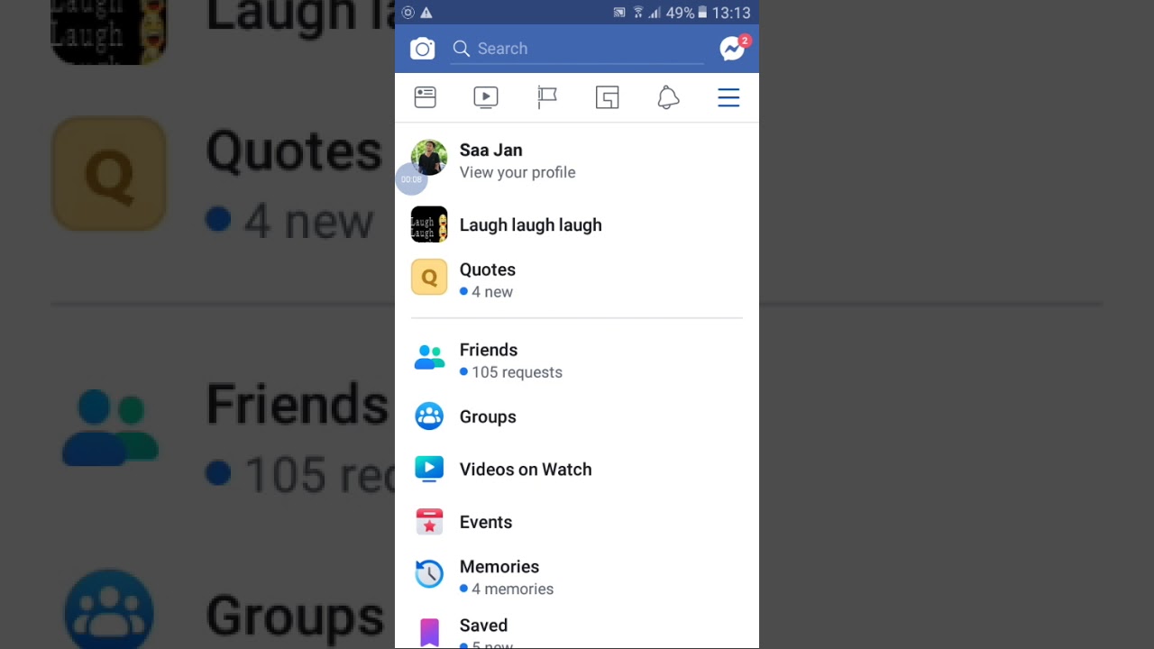 Remove add friend button from facebook - YouTube