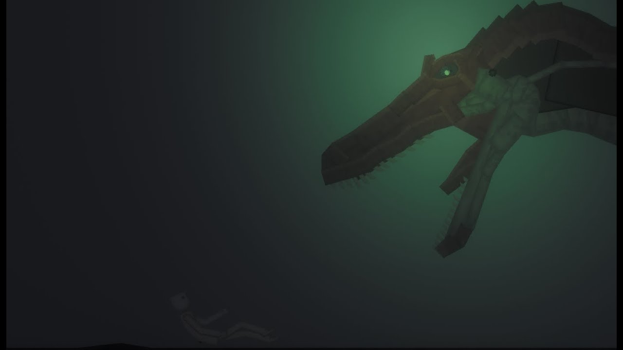 Spinosaurus In People Playground - YouTube