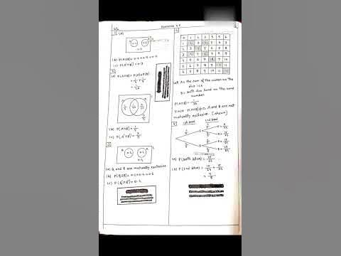 Solution of Edexcel S1 Book exercise 5D, 5E, 5F & 5G - YouTube