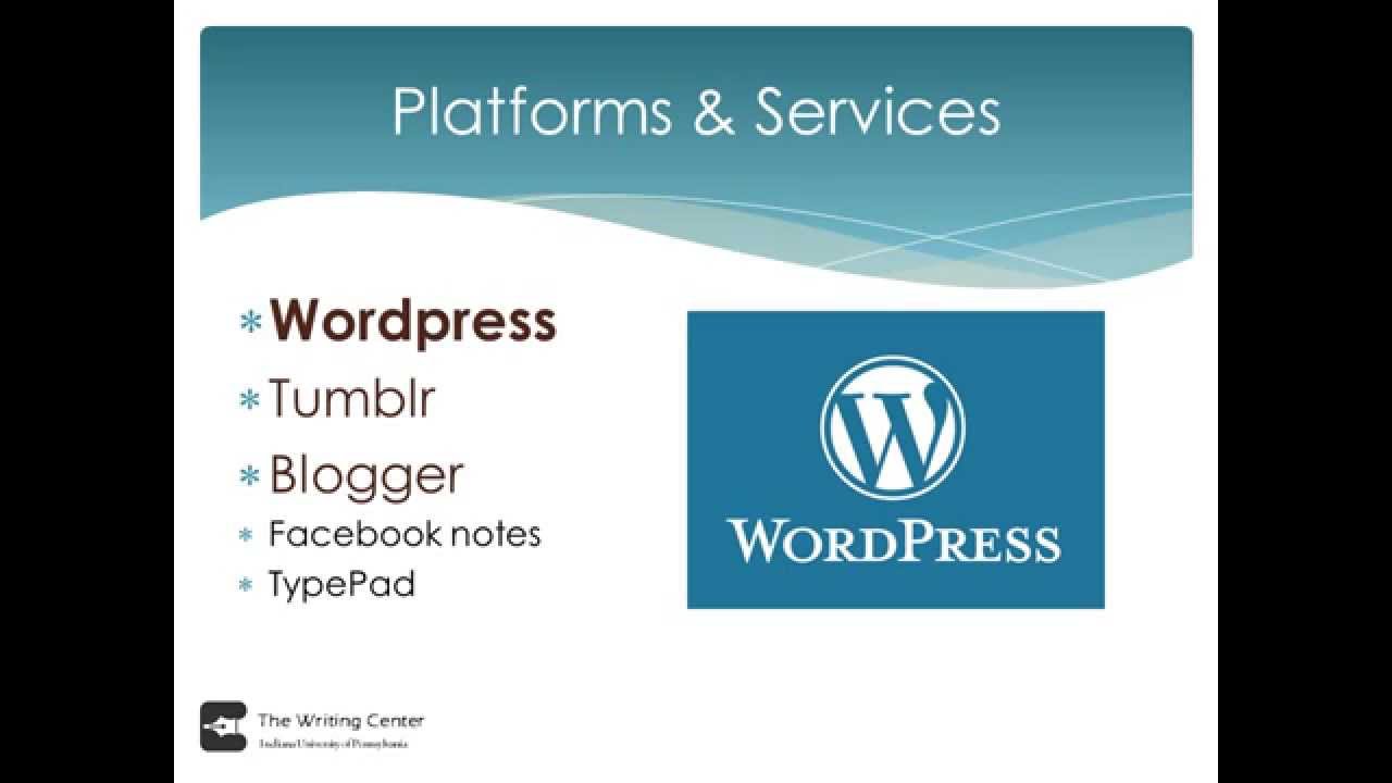 Writing a Blog - An IUP Writing Center workshop - YouTube