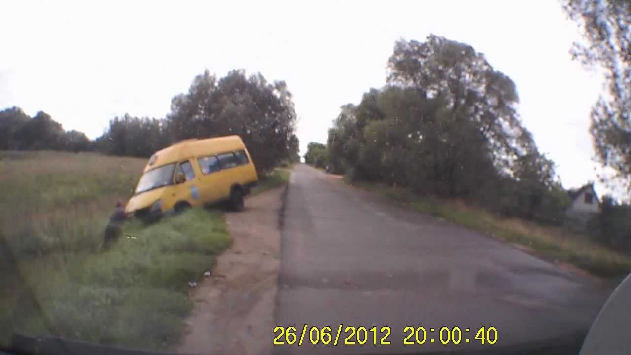 car accident - go down without driver - YouTube